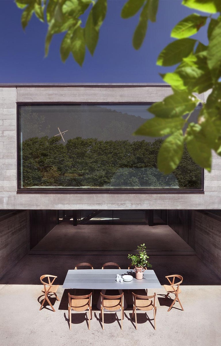 Set of 6 Foldable B Chairs With Varnished In Natural Ash Finish For ...