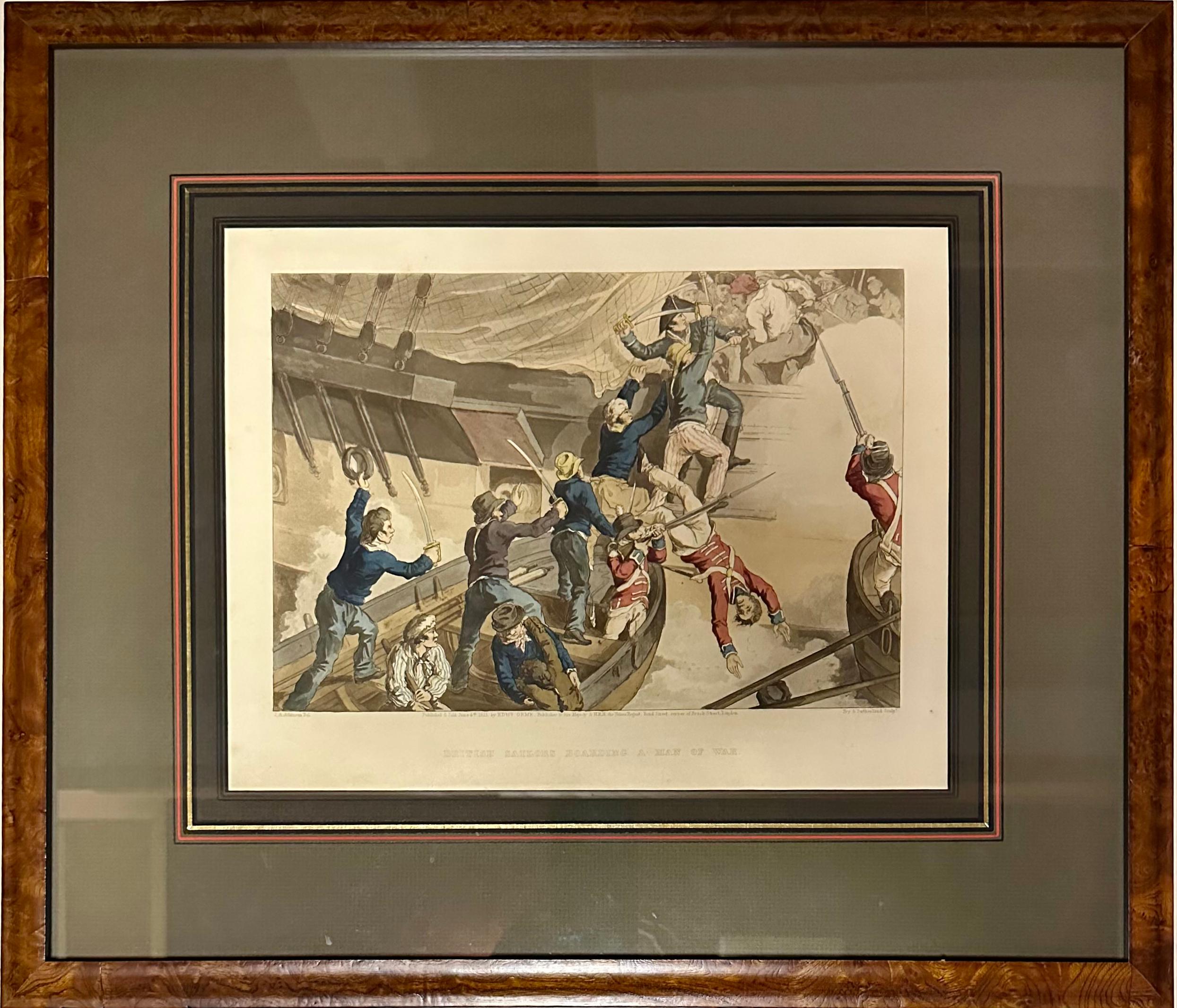Set of 6 Framed Battle Prints of the Napoleonic War, Britain's Defeat ...