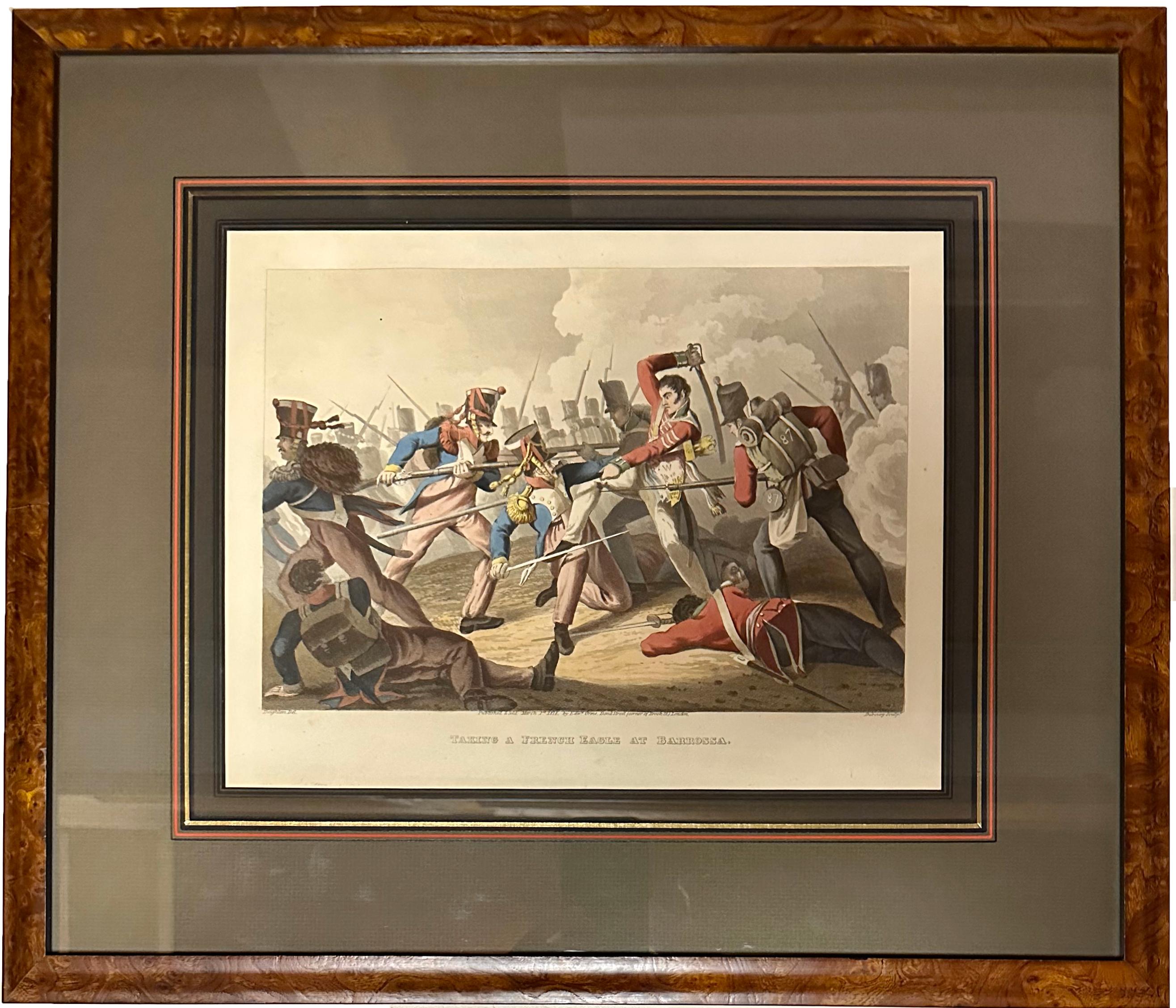 Set of 6 Framed Battle Prints of the Napoleonic War, Britain's Defeat ...