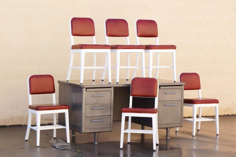 Set of 6 "Goodform" Side Chairs by General Fireproofing Co., Refinished ...