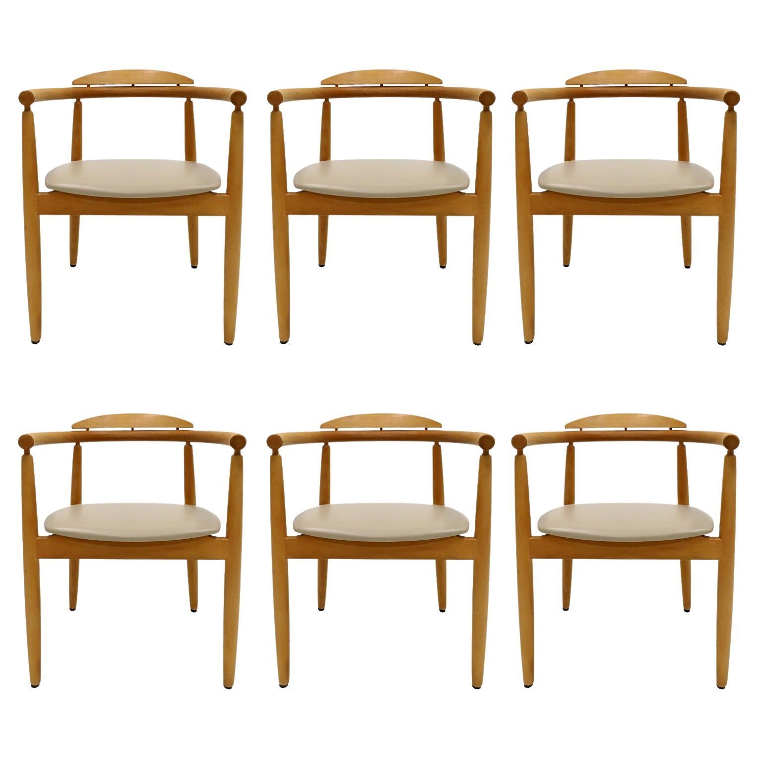 Conjunto de 6 sillas Hans Thyge Raunkjaer and Karen Kjaergaard en venta ...