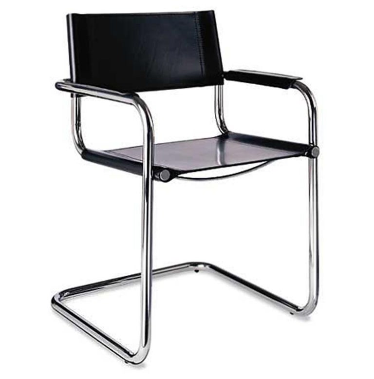 Set of 6 Italian Cantilever Armchairs by Mart Stam for Fasem at 1stDibs