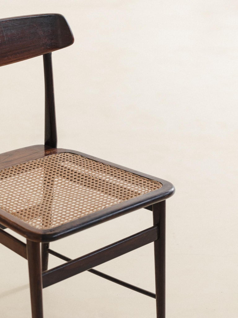 Set of 6 ‘Lucio' Chairs, Sergio Rodrigues, Rosewood, Brazilian ...