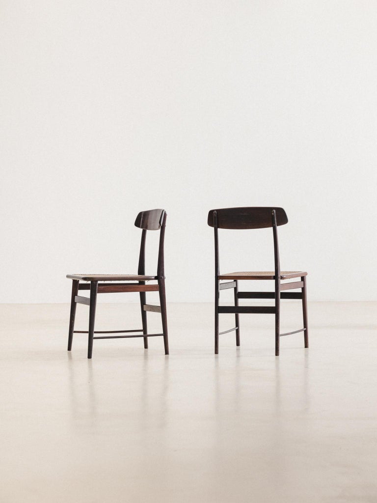 Set of 6 ‘Lucio' Chairs, Sergio Rodrigues, Rosewood, Brazilian ...