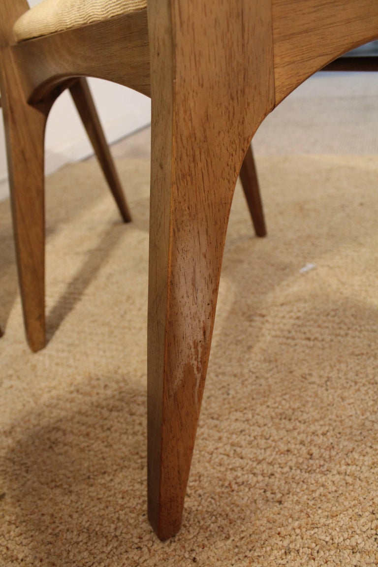 Set of Six Mid-Century Modern John Van Koert for Drexel Profile Dining ...