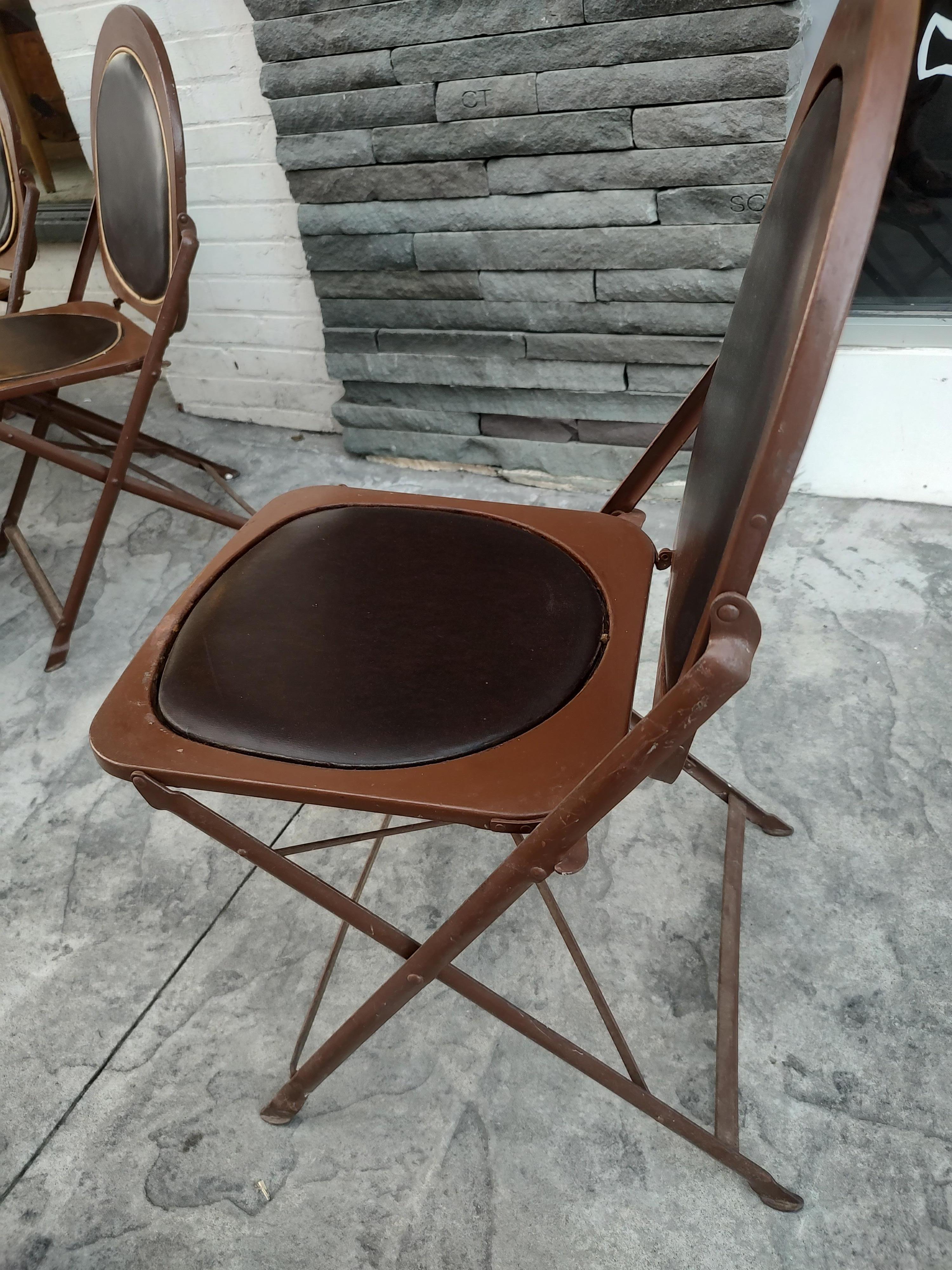 Set of Six Mid-Century Modern Sculptural Unique Folding Chairs For Sale ...