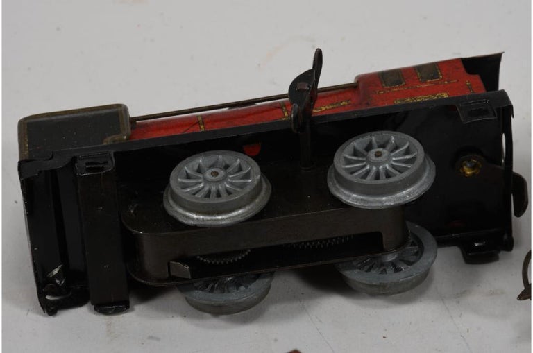 Set of 6 Miniature Freight Train Wagons, Scale 0 1H182 For Sale at 1stDibs