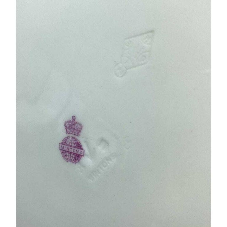 Set of 6 Minton Porcelain Reticulated Cabinet Plates Anton Boullemier ...