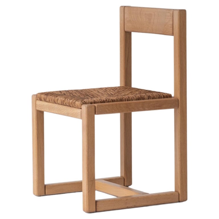 Set of 6 Modernist dining chairs designed and manufactured in France ...