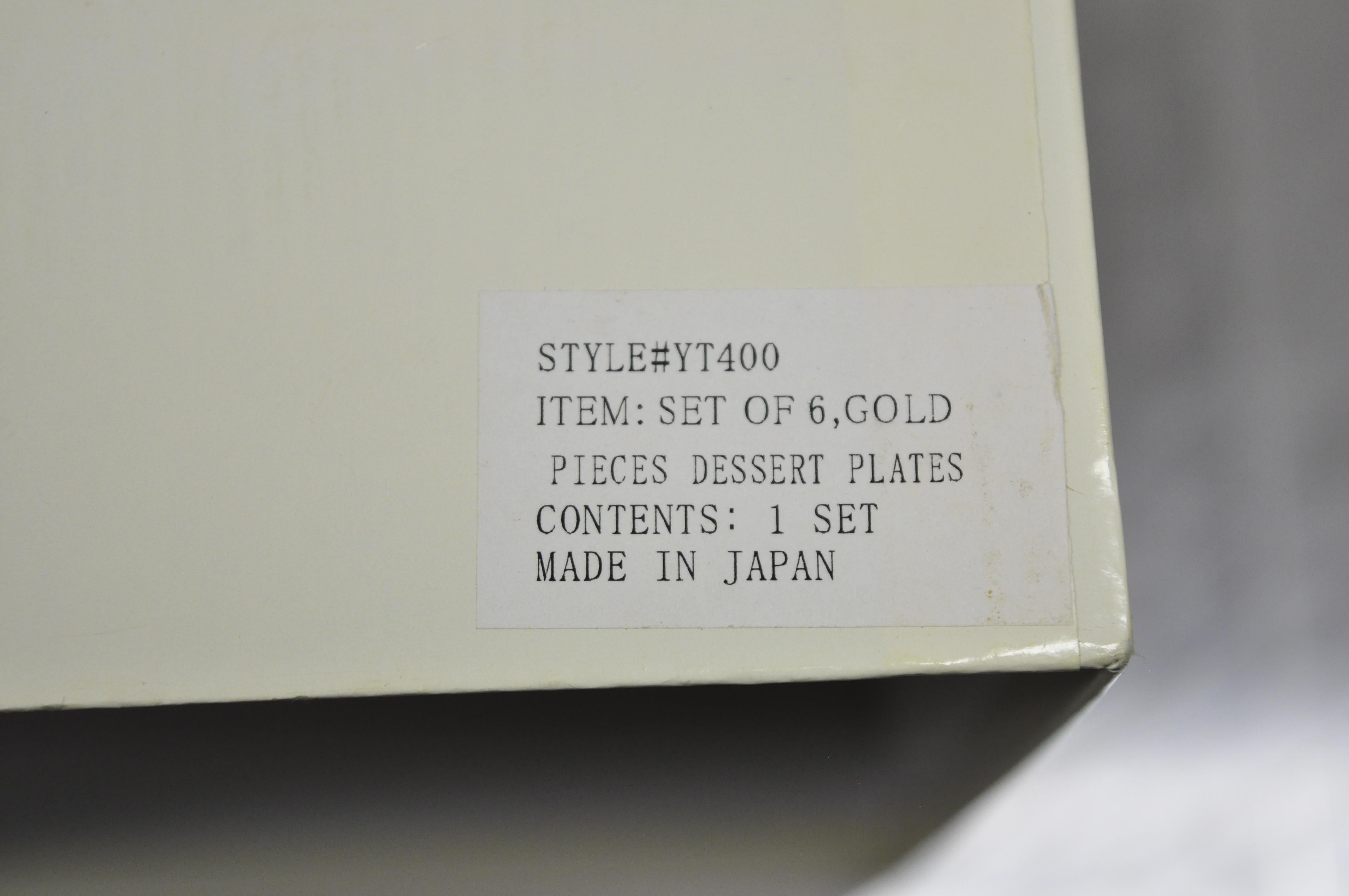 Set of 6 Neiman Marcus 95th Anniversary 1907 Gold Mintage Dessert ...