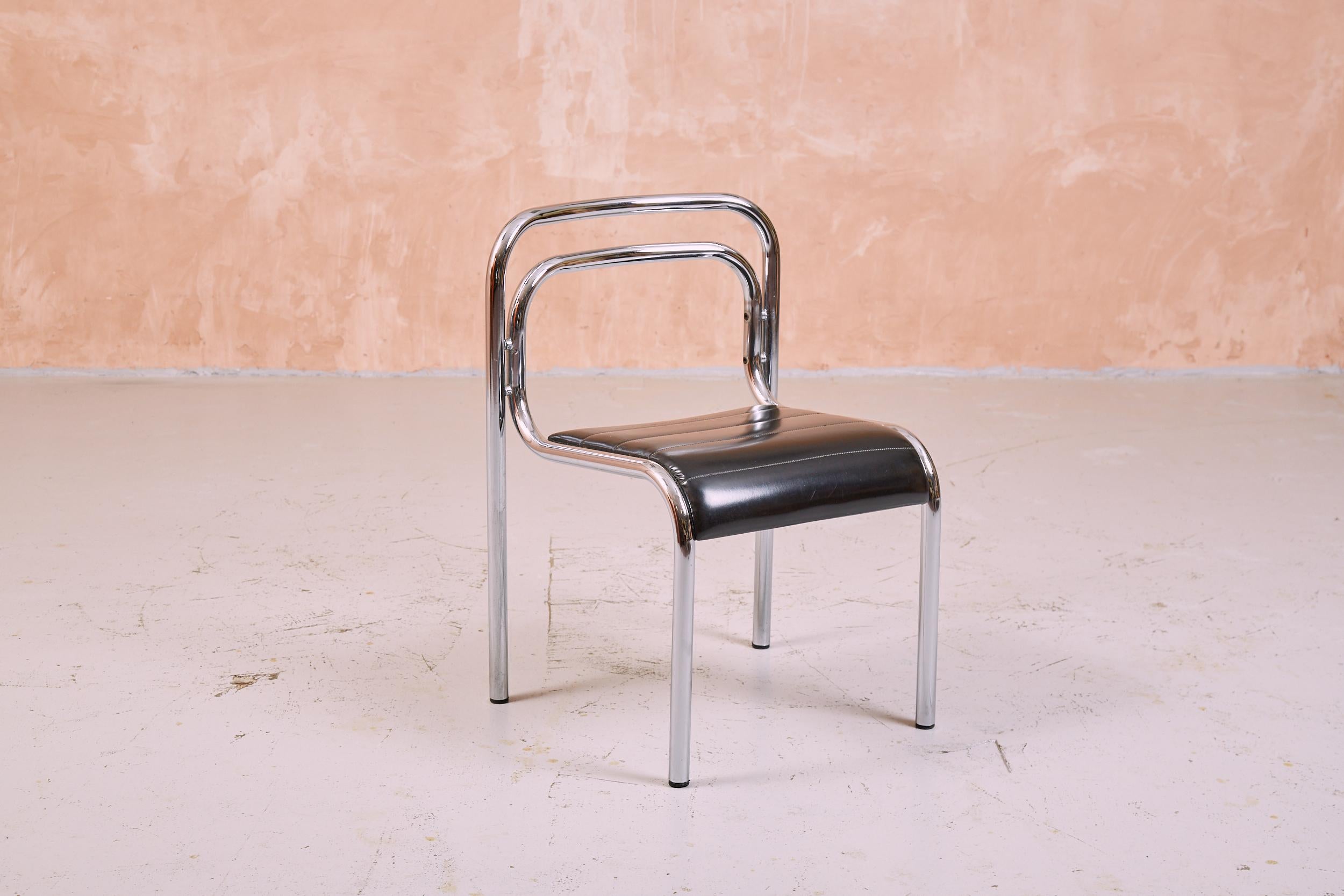 Set Of 6 Omk T5 Stacking Chairs, Designed By Rodney Kinsman, 1969 at ...