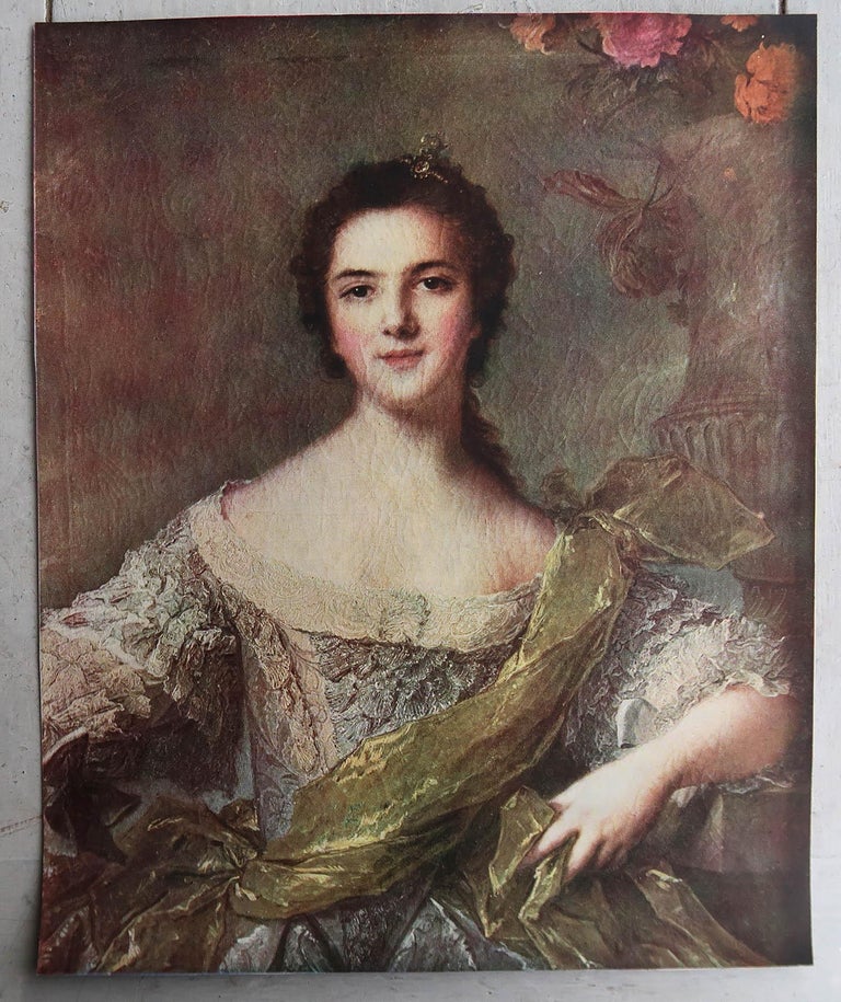 Set of 6 Original Antique Prints of Aristocratic Ladies, circa 1900 For ...