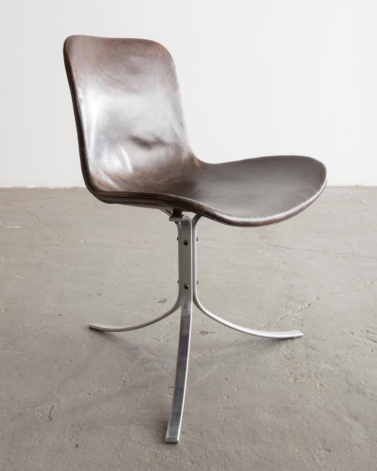 Set of 6 "PK-9" Chairs in Black by Poul Kjaerholm, Denmark, 1961 For ...