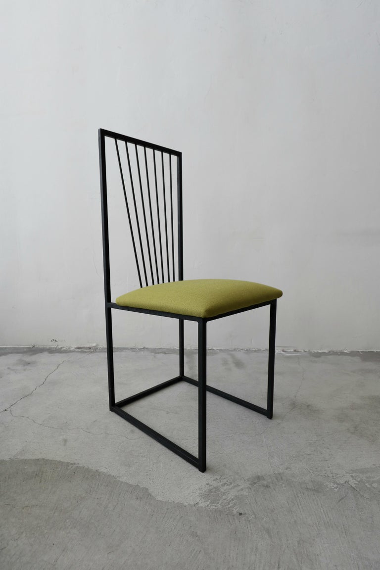 Set of 6 Postmodern Minimalist Style Dining Chairs For Sale at 1stDibs