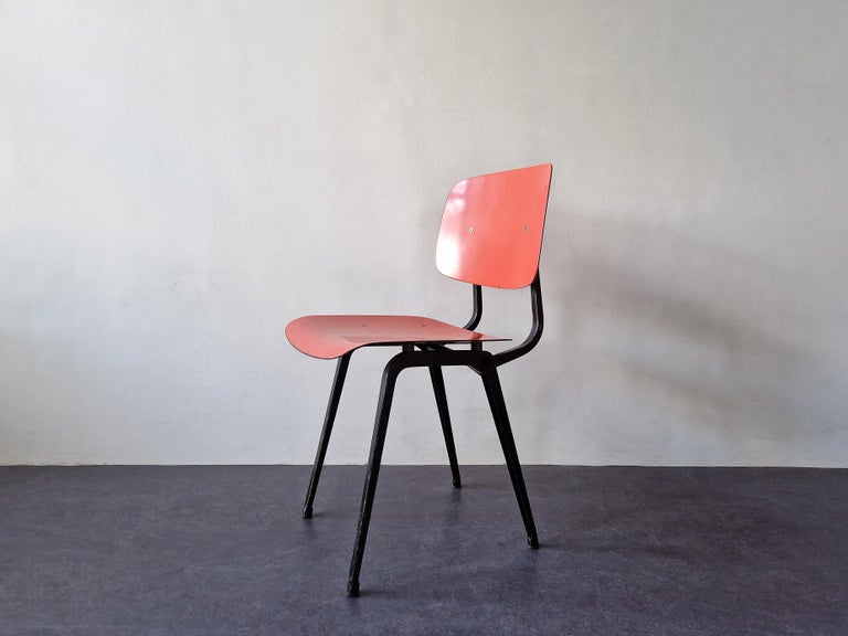 Set of 6 Revolt Chairs by Friso Kramer for Ahrend de Cirkel, Netherlands, 1956 For Sale at 1stDibs