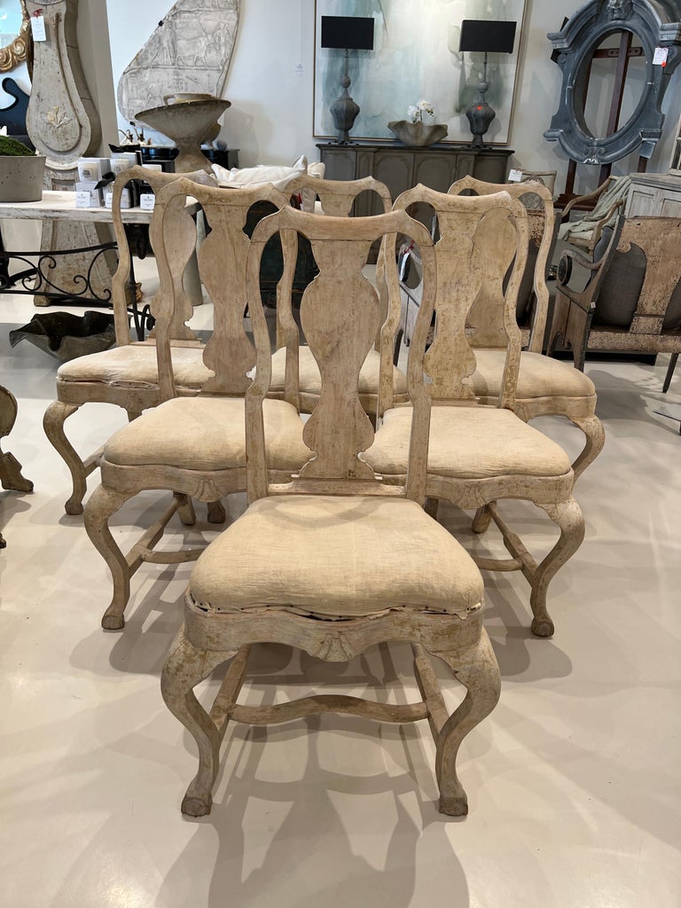 Set of 6 Rococo Chairs For Sale at 1stDibs
