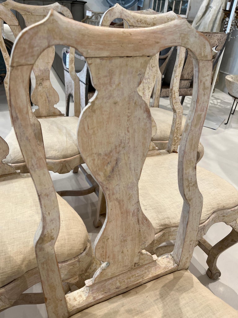 Set of 6 Rococo Chairs For Sale at 1stDibs