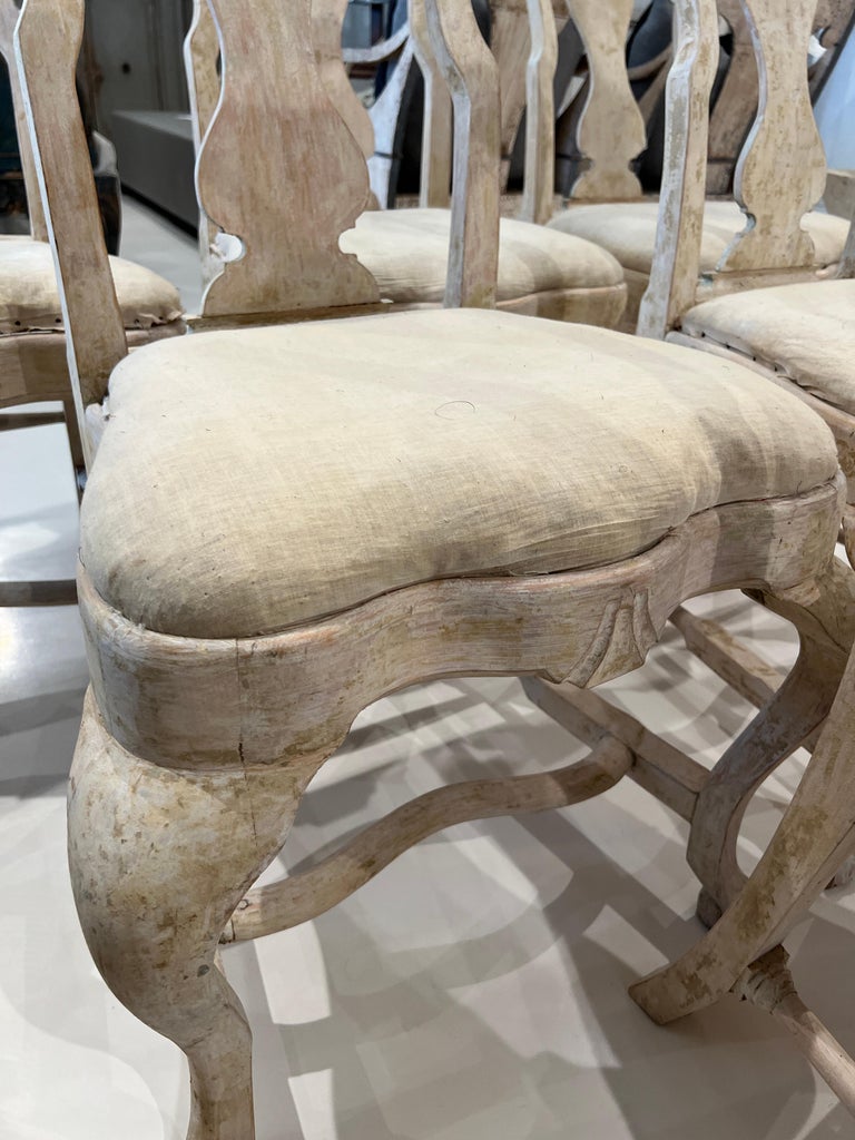 Set of 6 Rococo Chairs For Sale at 1stDibs