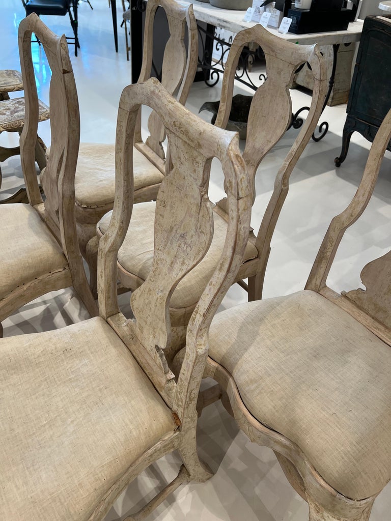 Set of 6 Rococo Chairs For Sale at 1stDibs