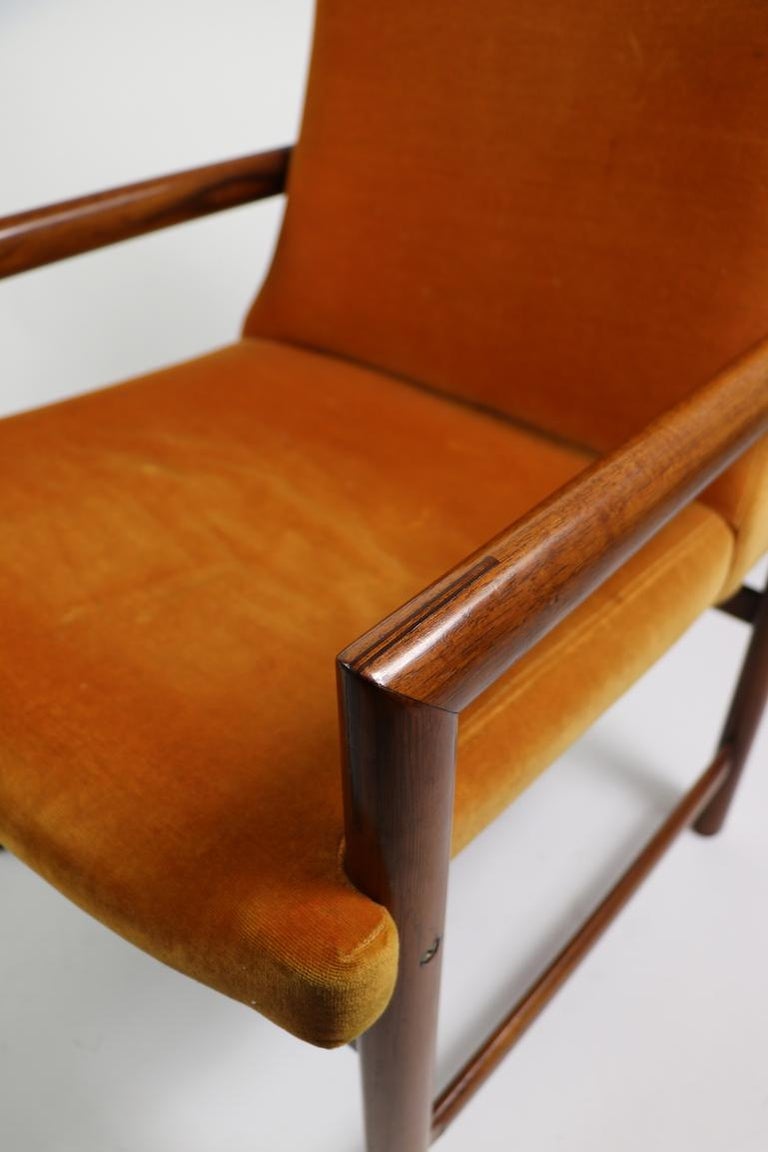Set of 6 Rosewood Frame Dining Chairs by Founders Furniture Co. For ...