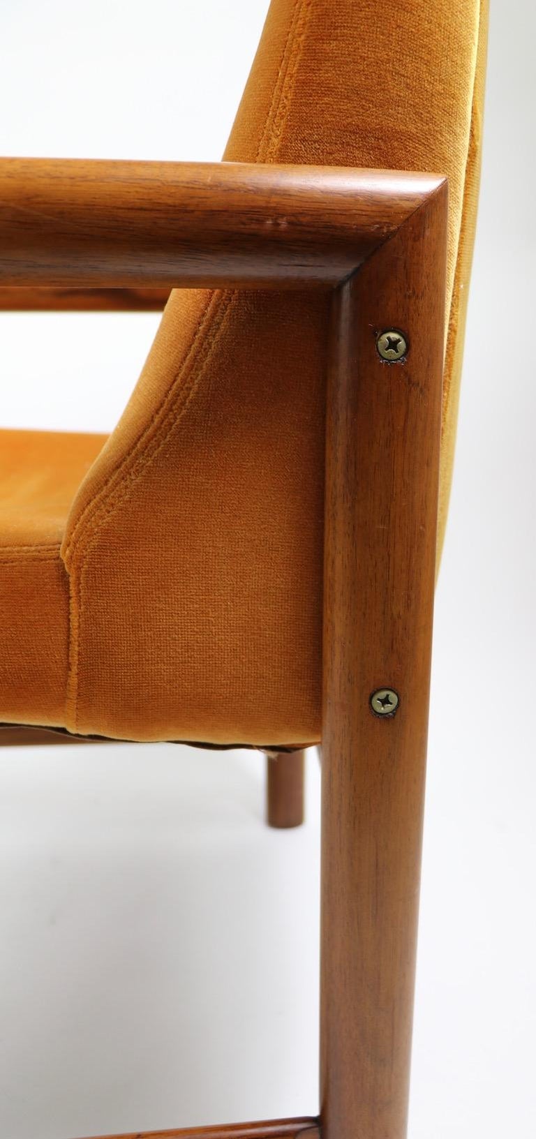 Set of 6 Rosewood Frame Dining Chairs by Founders Furniture Co. For ...