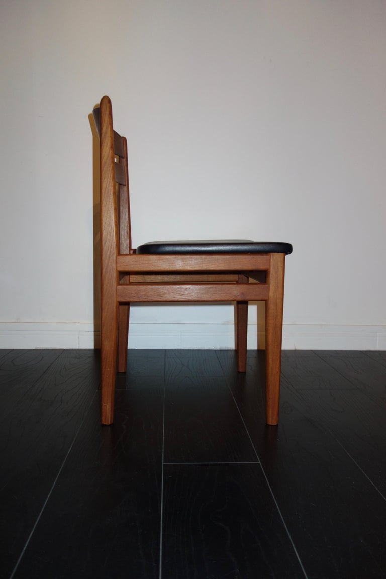 Set of 6 Scandinavian Boltinge Mobelfabrik Dining Chairs Teck, Denmark ...