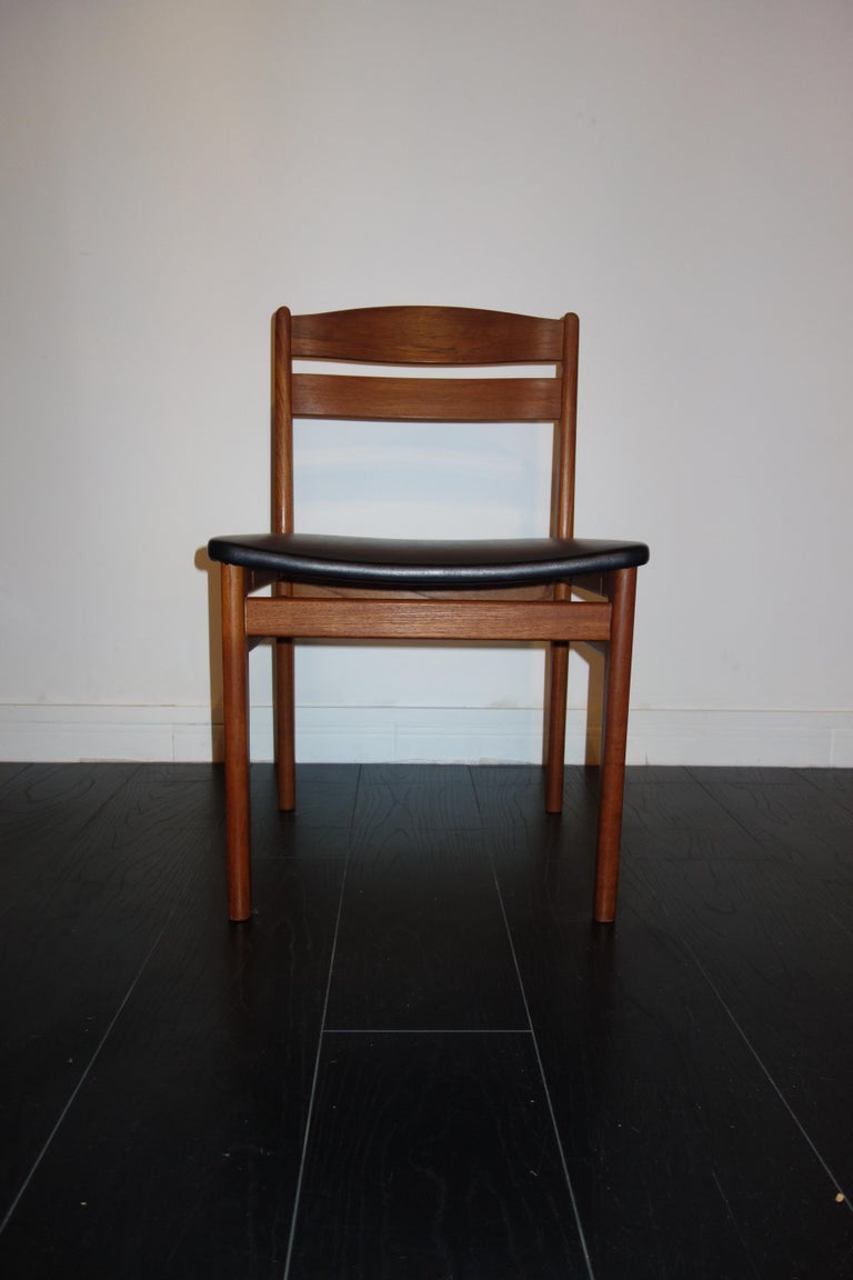 Set of 6 Scandinavian Boltinge Mobelfabrik Dining Chairs Teck, Denmark ...