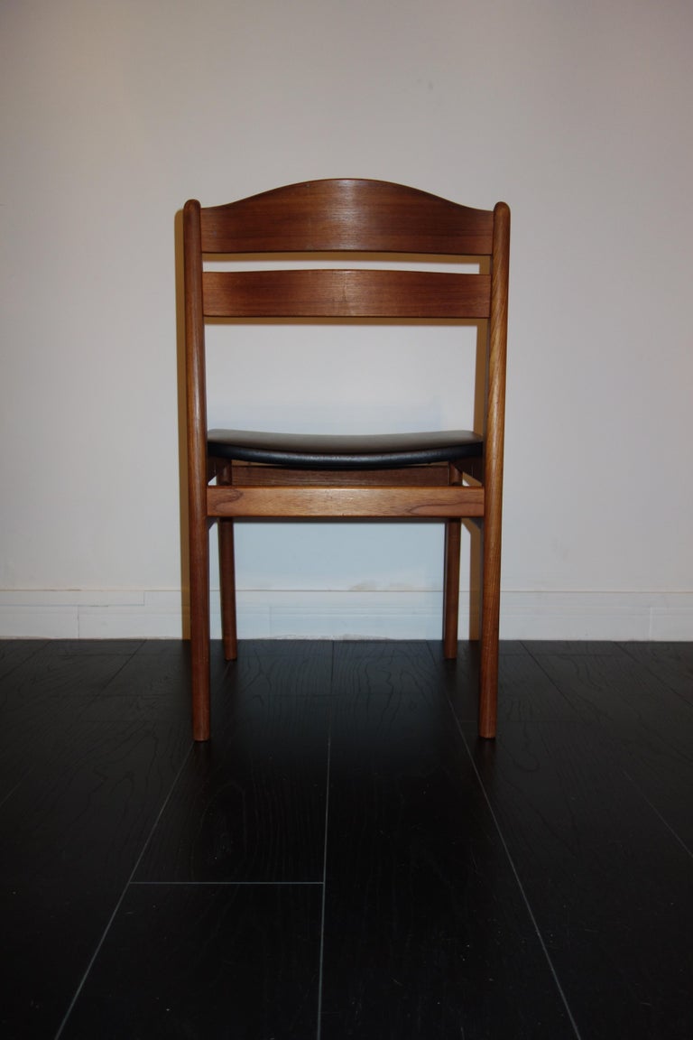 Set of 6 Scandinavian Boltinge Mobelfabrik Dining Chairs Teck, Denmark ...