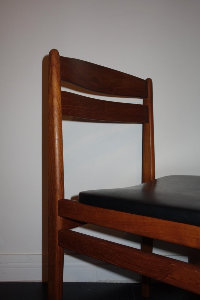 Set of 6 Scandinavian Boltinge Mobelfabrik Dining Chairs Teck, Denmark ...