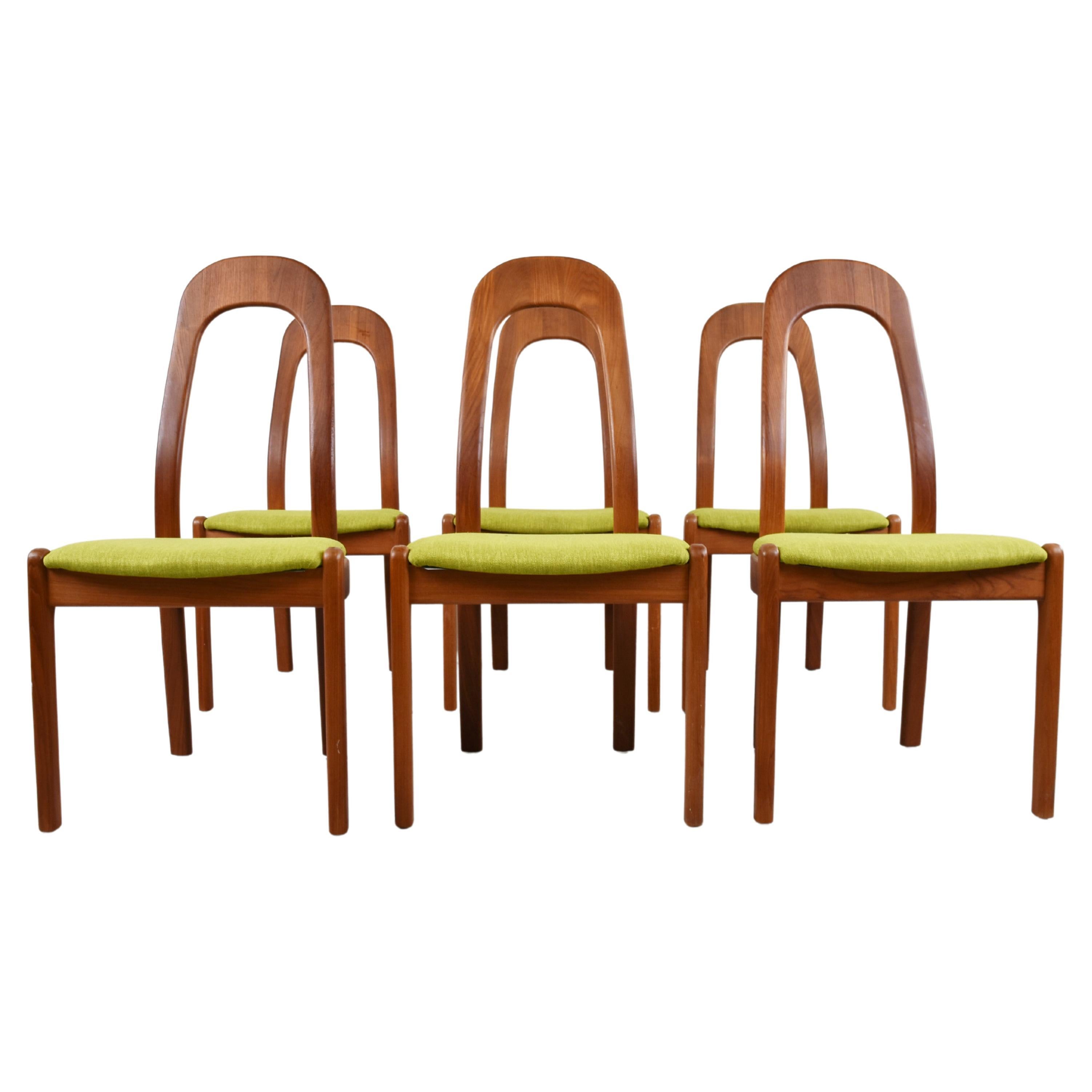 1960s Palm Form Dining Chairs Set of 6 For Sale at 1stDibs