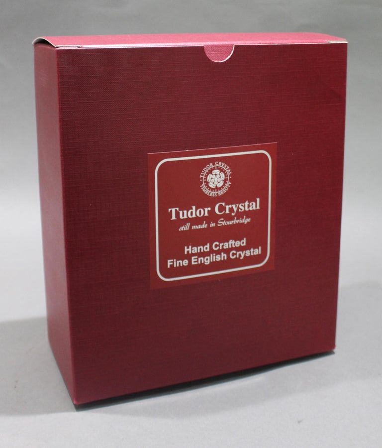 Set of 6 Tudor Crystal Burleigh Cut Flutes For Sale at 1stDibs