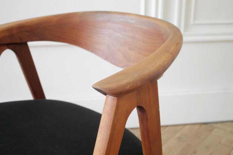 Set of 6 Vintage Mid-Century Modern Style Dining Chairs, circa 1960 at ...