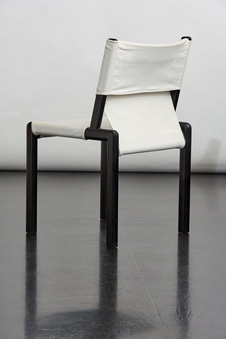 Set of 6 Vintage Safari Dining Chairs For Sale at 1stDibs