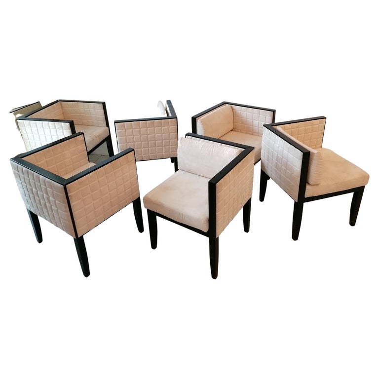 Set Of 6 Vintage Yale Dining Chairs By Pietro Costantini, Italy, 1980s ...