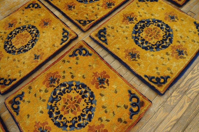 Set of 7 Antique Chinese Ningxia Rugs For Sale at 1stDibs
