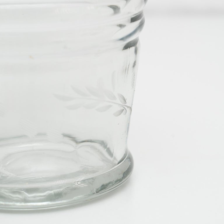 Set of 7 Antique Spanish Water Glasses and Jar, circa 1950 For Sale at ...