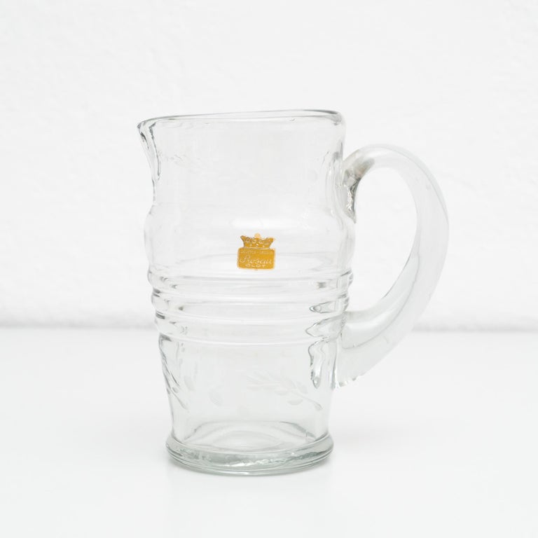 Set of 7 Antique Spanish Water Glasses and Jar, circa 1950 For Sale at ...
