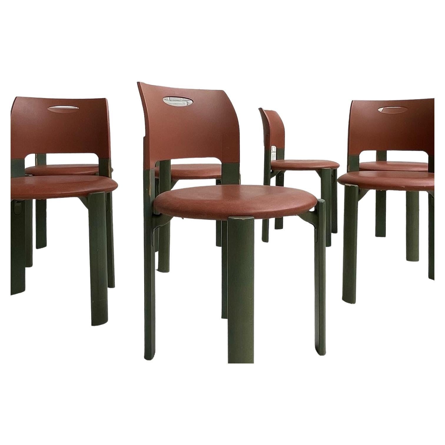 Set of 7 Chairs by Bruno Rey for Kush and Co. For Sale at 1stDibs