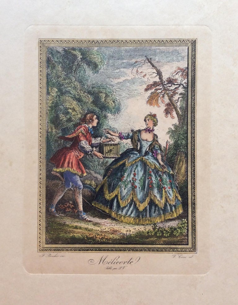 Set of 7 Late 18th Century Neoclassical François Boucher French ...