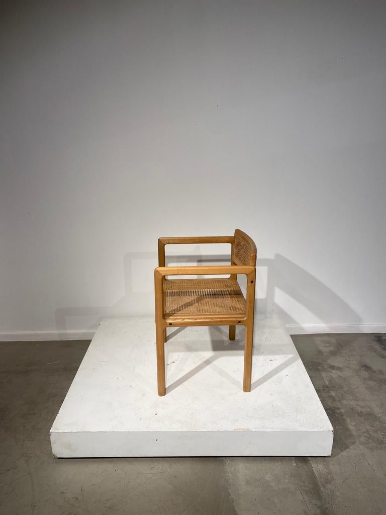 Set of 7 Light Wood Chairs at 1stDibs