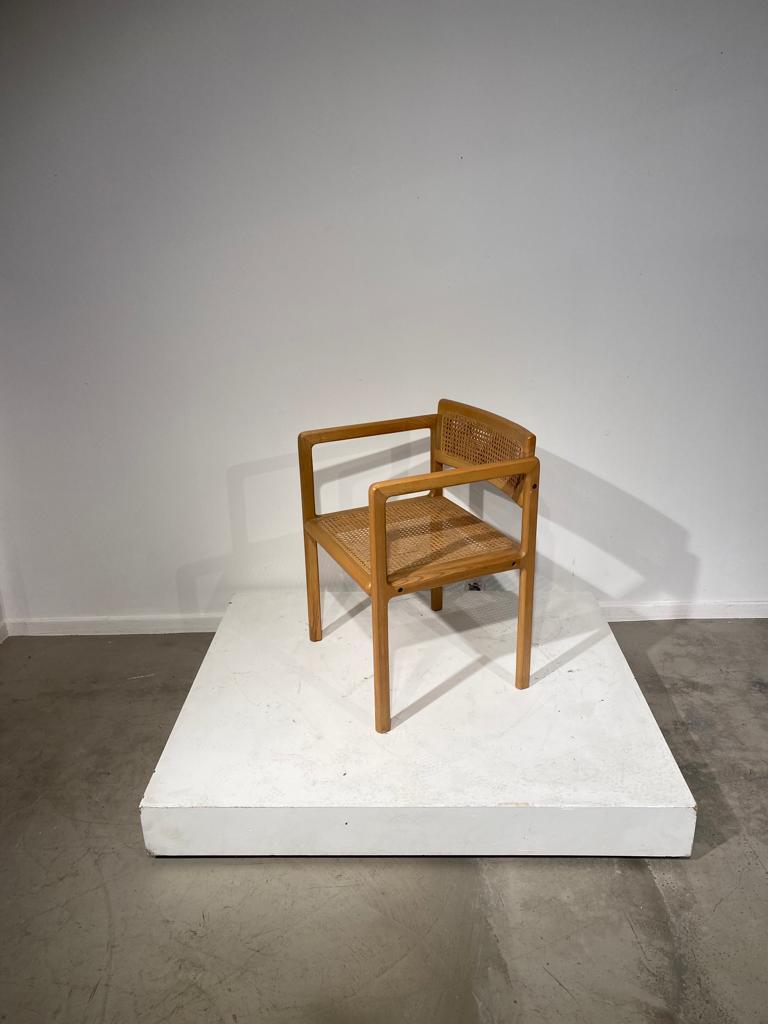 Set of 7 Light Wood Chairs at 1stDibs