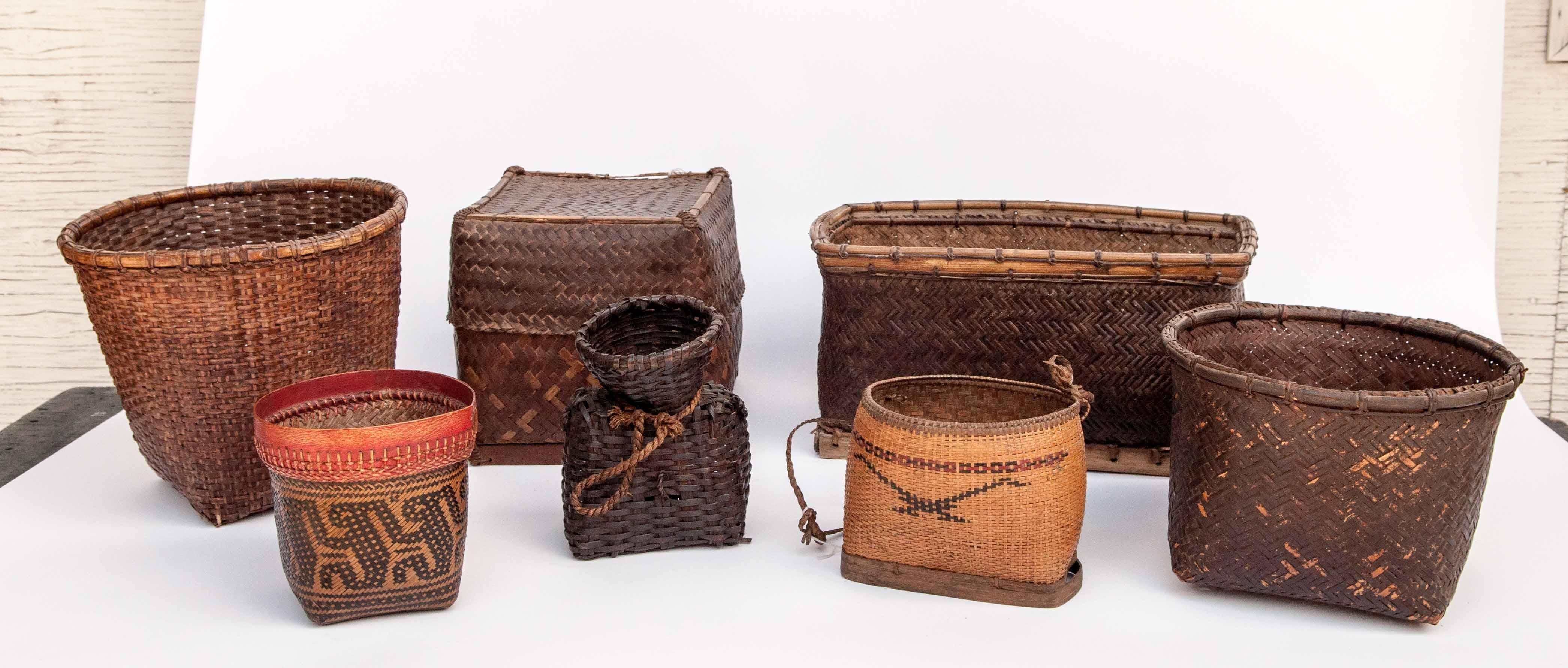 Storage & Organization Baskets Antique woven handmade Southeast asian ...