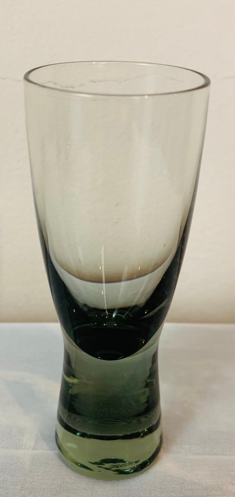 Set of 8 1960s Holmegaard Aperitif Glasses and Aristokat Decanter by ...