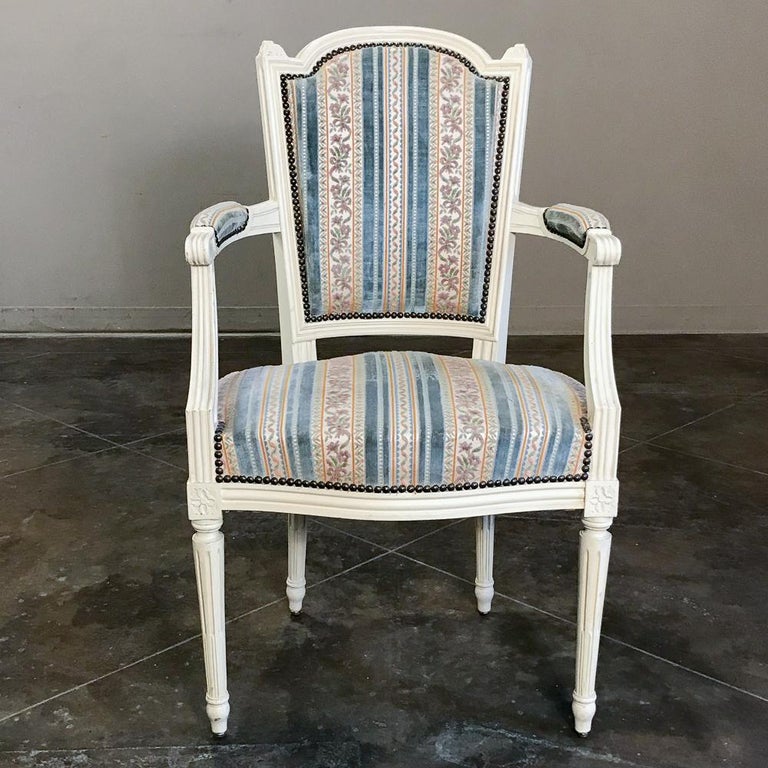 Set of 8 Antique French Directoire Chairs Includes 2 Armchairs at 1stDibs