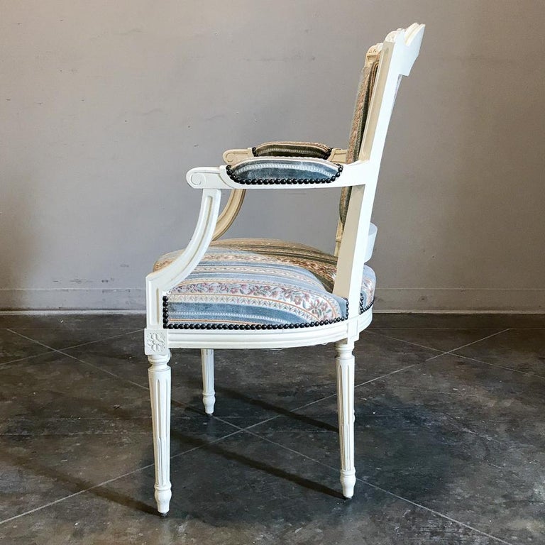 Set of 8 Antique French Directoire Chairs Includes 2 Armchairs at 1stDibs