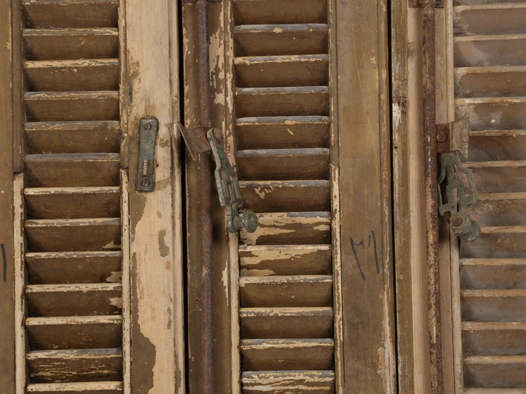 Set of (8) Antique French Shutters Removed from a Chateau in Brittany ...