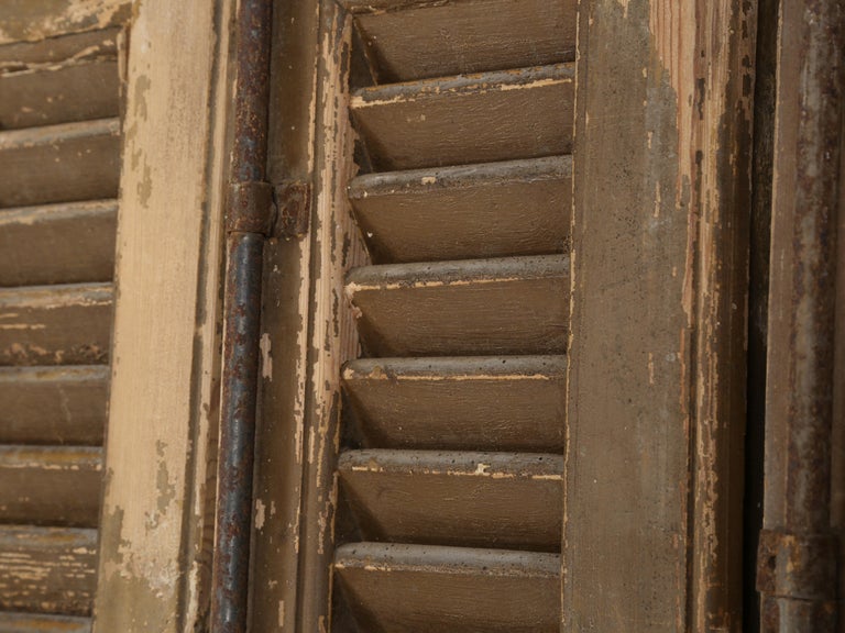 Set of (8) Antique French Shutters Removed from a Chateau in Brittany ...