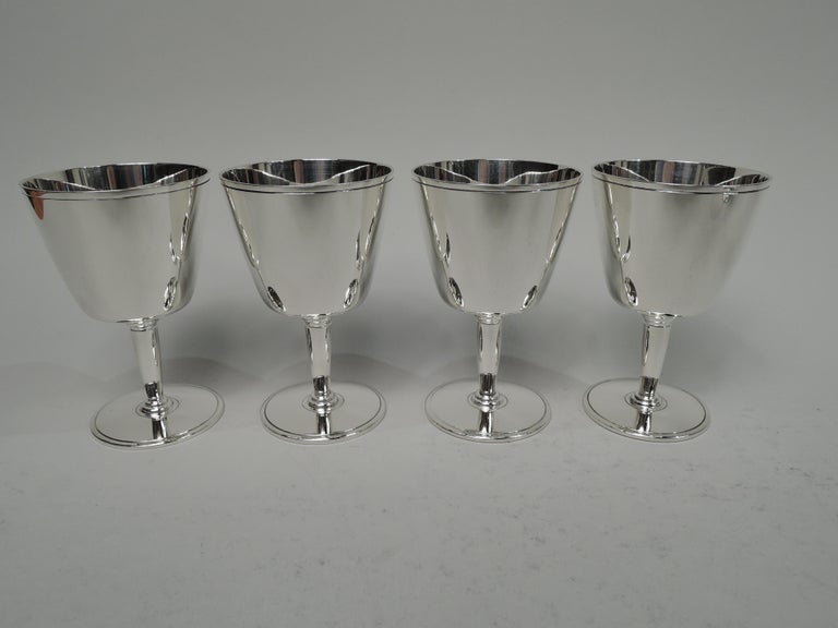 Set of 8 Antique Tiffany Art Deco Sterling Silver Cocktail Cups For ...