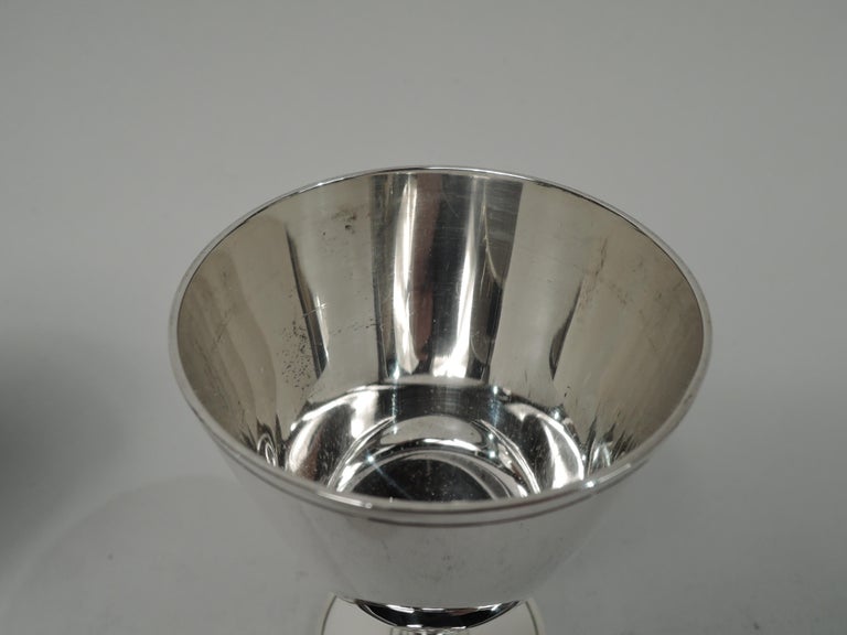 Set of 8 Antique Tiffany Art Deco Sterling Silver Cocktail Cups For ...