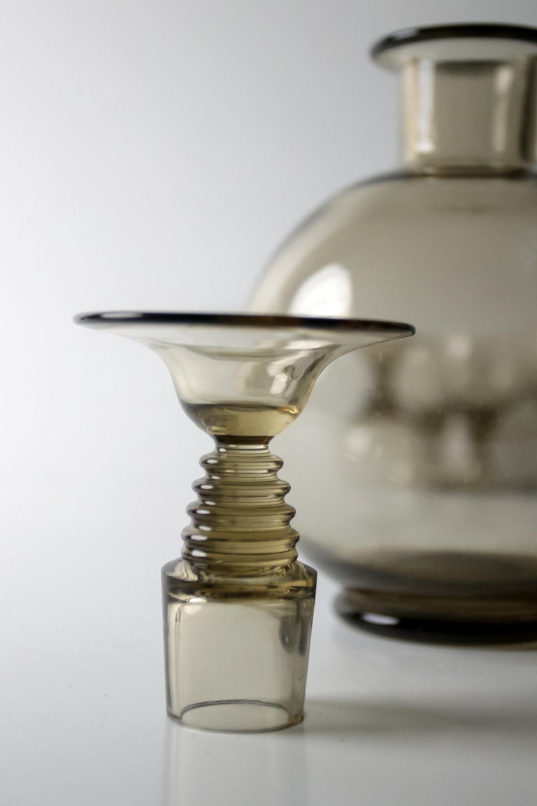 Set of 8 Art Deco "Traditie" W.J. Rozendaal 1932-'33 Decanter and 7 ...